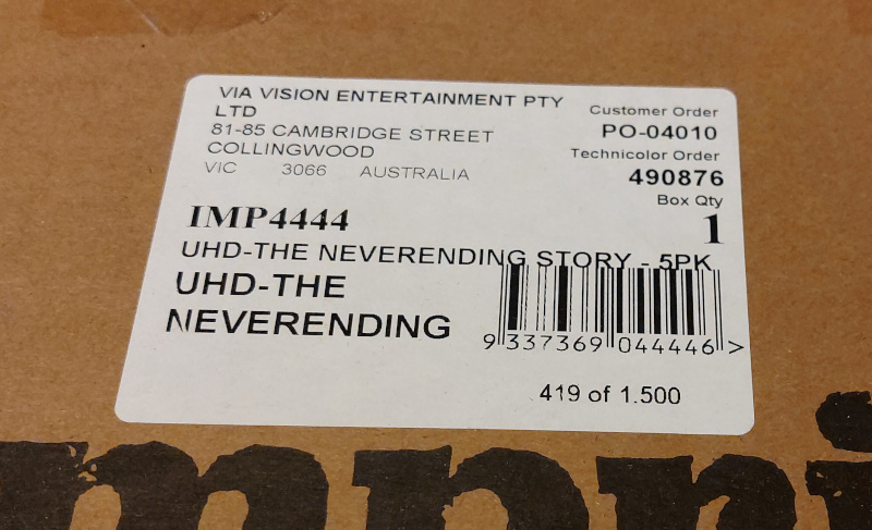 The Neverending Story 4K UHD (1984) Imprint's Never Ending Set - Page ...